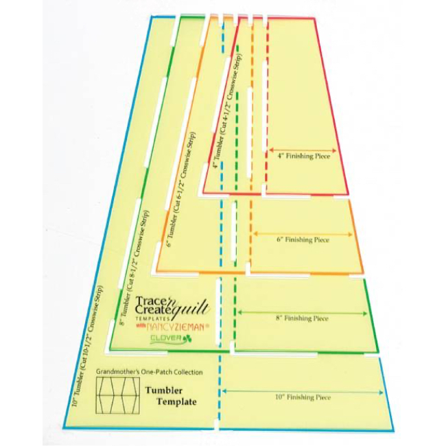 Clover Trace 'n Create Quilt Template - Grandmothers One Patch - The ...