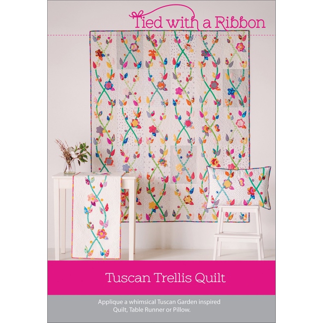 Tuscan Trellis Quilt + Runner + Pillow Pattern & Template Set | The ...