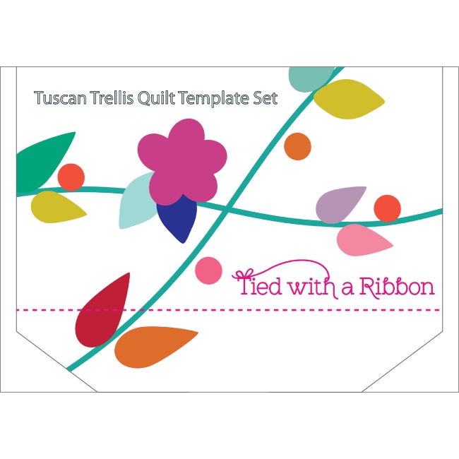 Tuscan Trellis Quilt + Runner + Pillow Pattern & Template Set | The ...