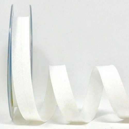 White Bias Binding 25mm - The Quilt Shop