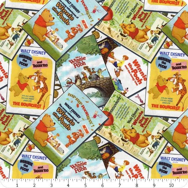 Winnie The Pooh Classic Poster Fabric | The Quilt Shop