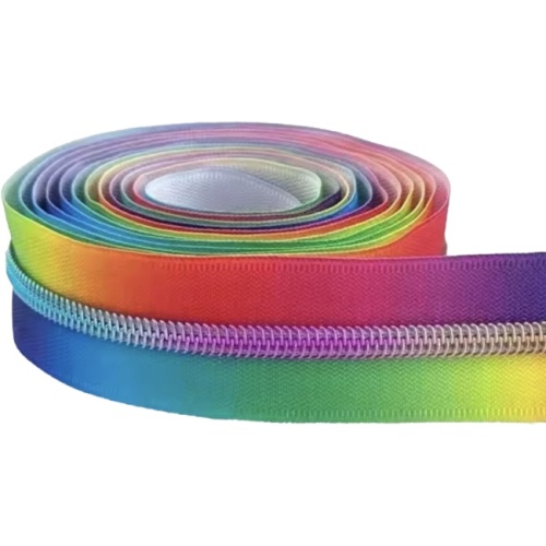 Rainbow - Bright Rainbow Ombre Nylon Size 5 Zipper with Pulls - The ...