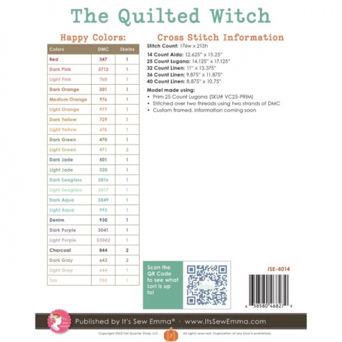 Lori Holt Quilted Witch Quilt Pattern | The Quilt Shop