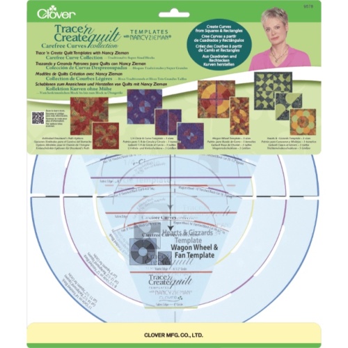 Clover Trace 'n Create Quilt Template - Carefree Curves | The Quilt Shop