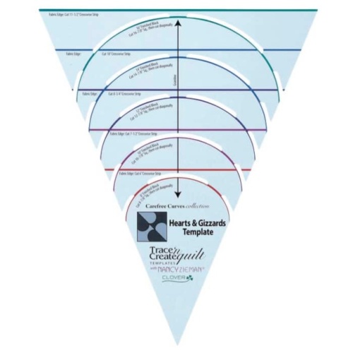 Clover Trace 'n Create Quilt Template - Carefree Curves | The Quilt Shop