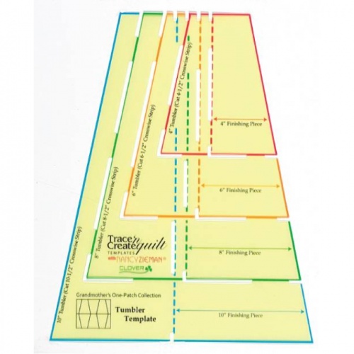 Clover Trace 'n Create Quilt Template - Grandmothers One Patch | The Quilt Shop